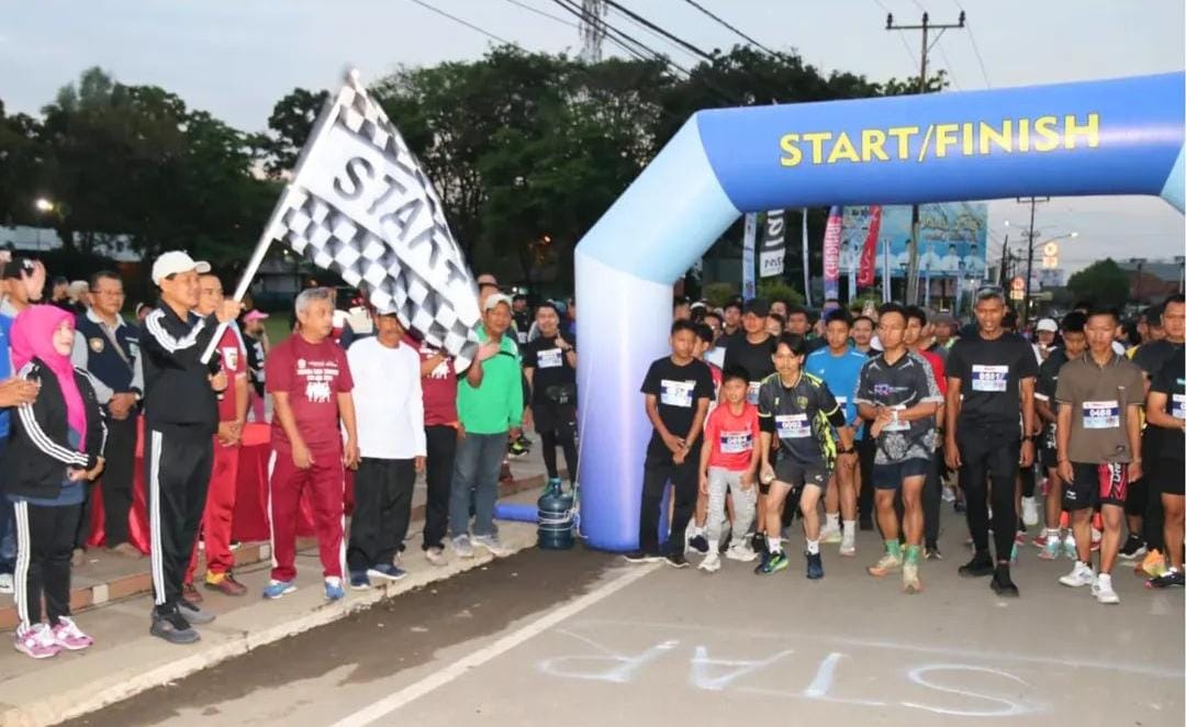 Muara Enim Bangkit! Ribuan Warga Meriahkan Fun Run 5K - katanews